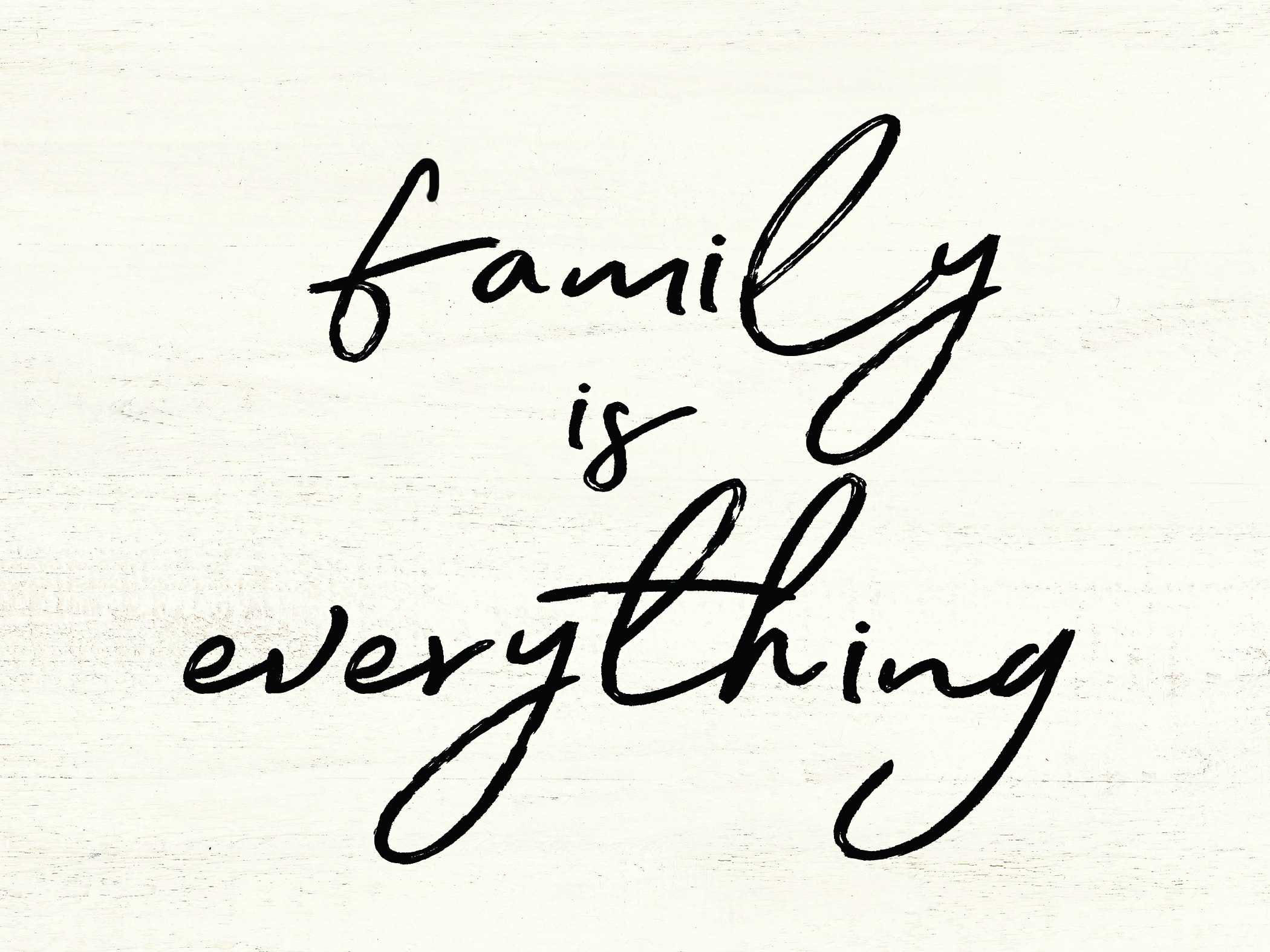 Trinx Family Is Everything - Wrapped Canvas Print | Wayfair