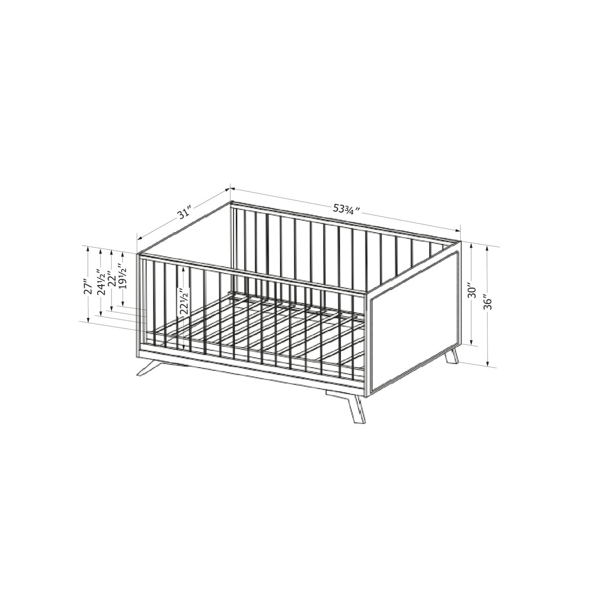 Isabelle & Max™ Allamon Convertible Crib & Reviews | Wayfair