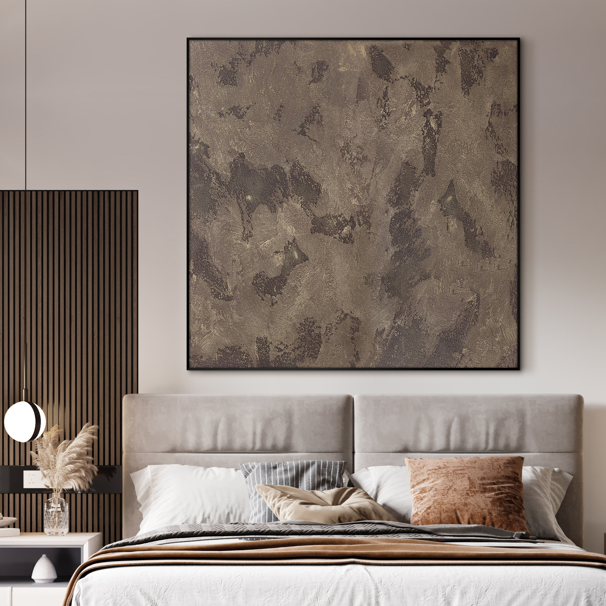 SIGNLEADER Moody Dark Illustrations Extra Large Framed Wall Art - Digital Print (Framed Assembly ...