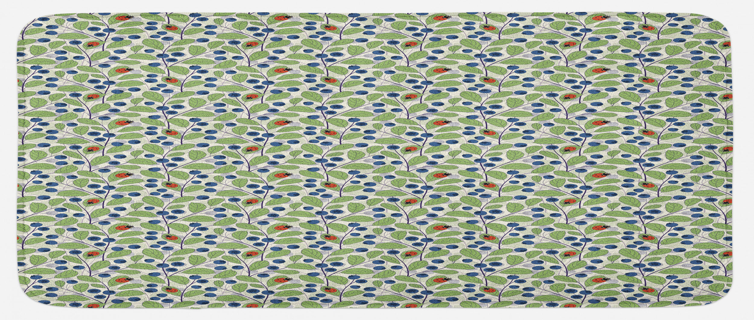 East Urban Home Ladybug Kitchen Mat | Wayfair