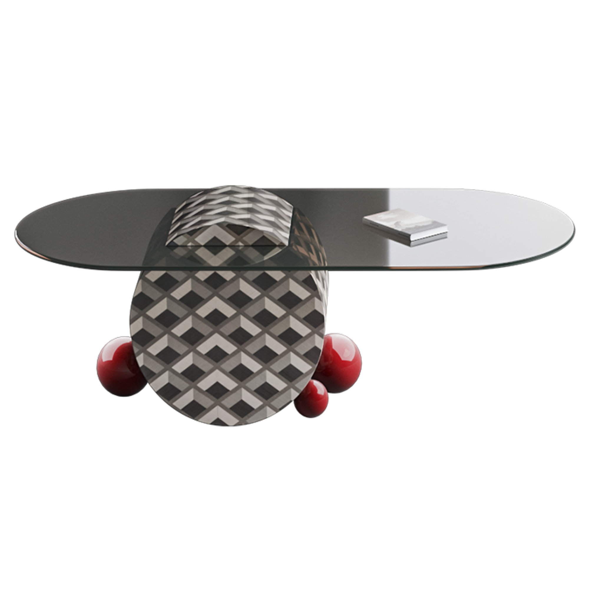 BLONSKI Pineapple Luxury Glass Top Coffee Table - Wayfair Canada