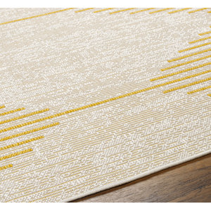 The Twillery Co.® Granby Geometric Yellow Indoor/Outdoor Area Rug ...