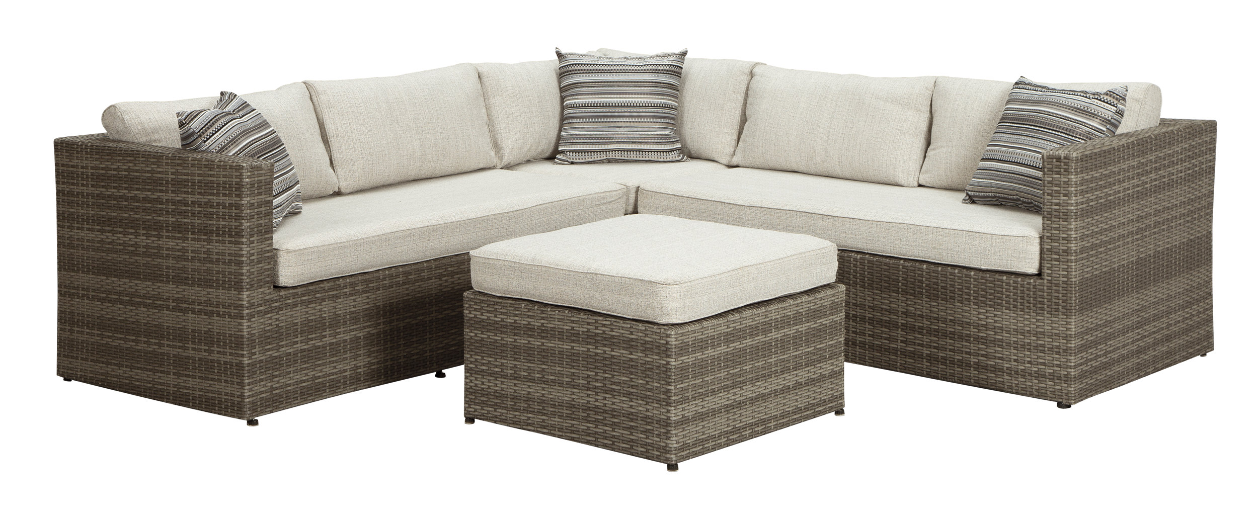 Sol 72 Outdoor™ Dorthy Patio Sectional with Cushions | Wayfair