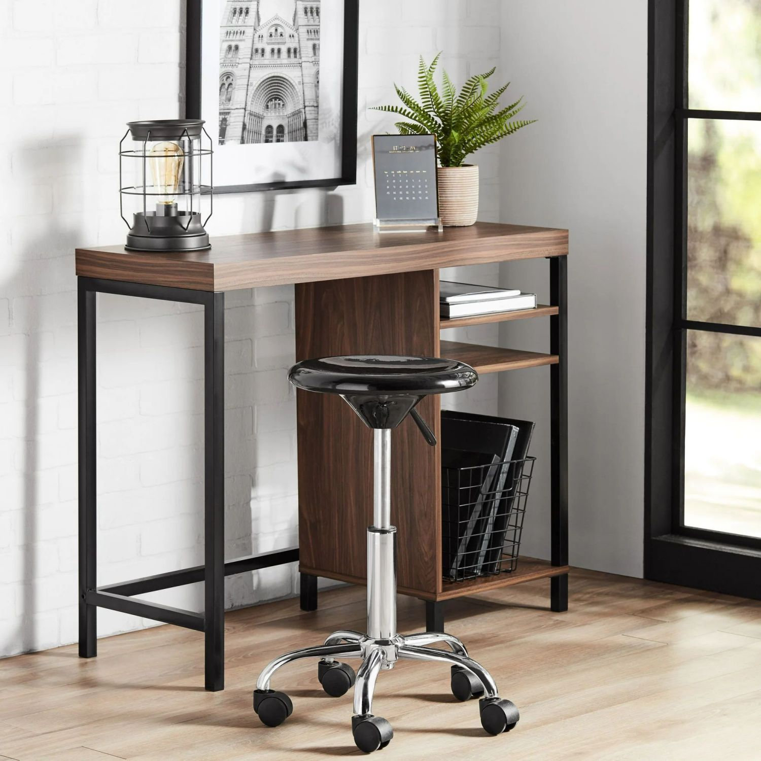 17 Stories Cube Storage Desk - Wayfair Canada