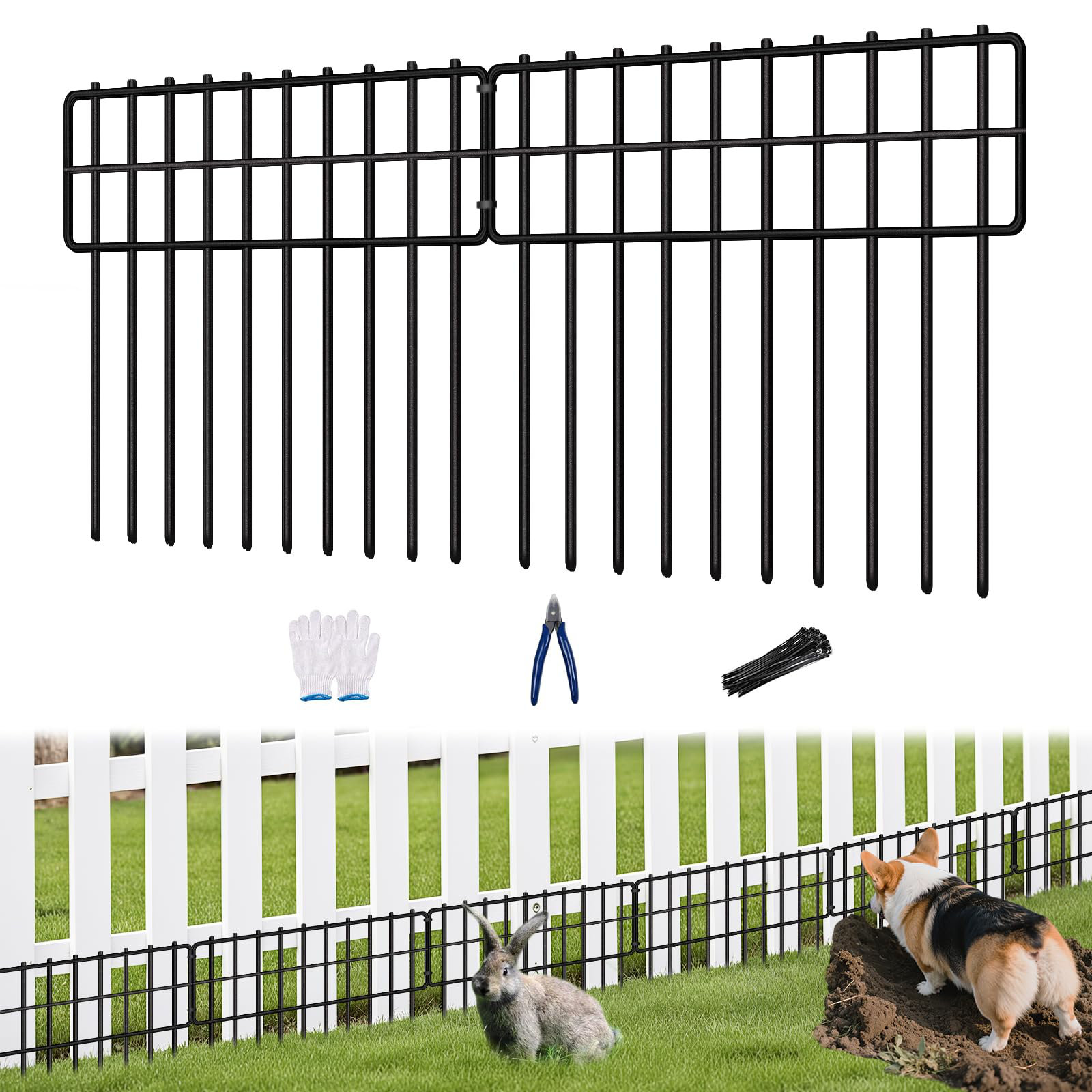 MARLIN MANUFACTURING COMPANY, INCORPORATED Garden Fence Animal Barrier ...
