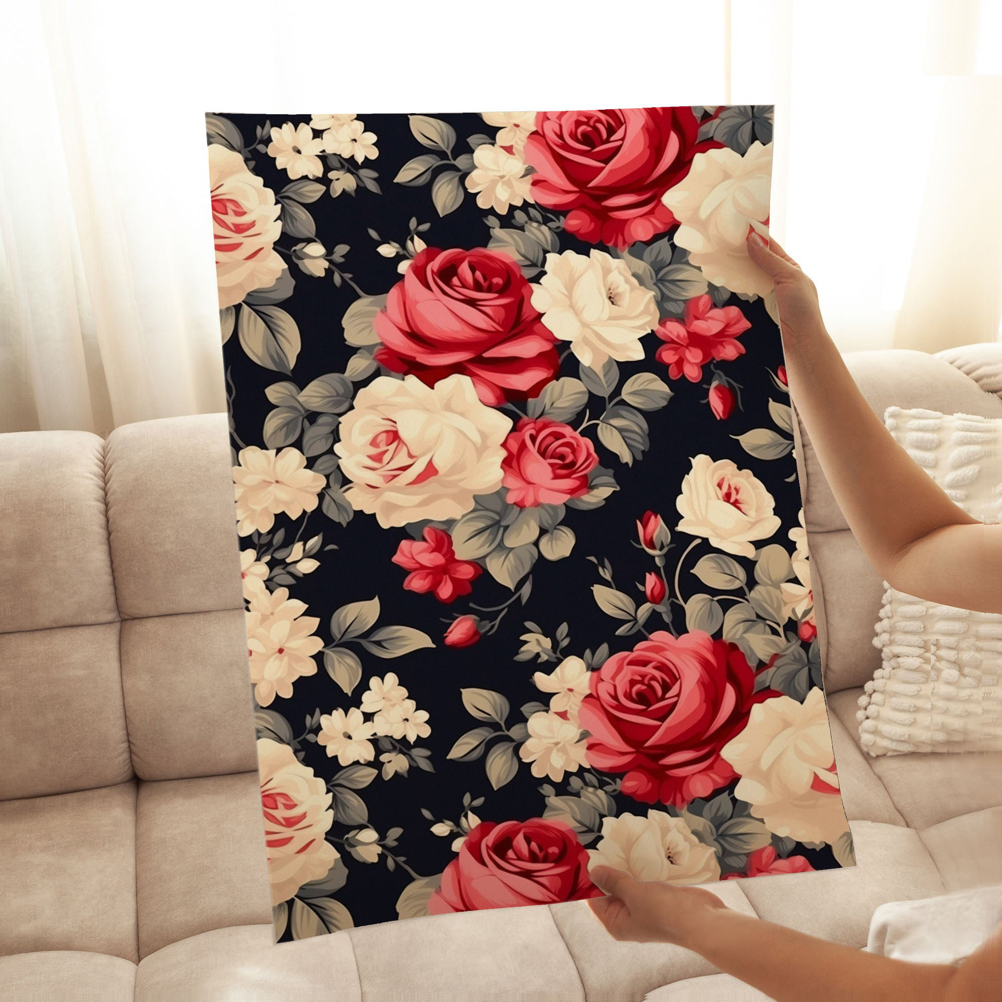 Winston Porter Floral Shabby Chic Rose Flowers VIII Shabby Chic ...