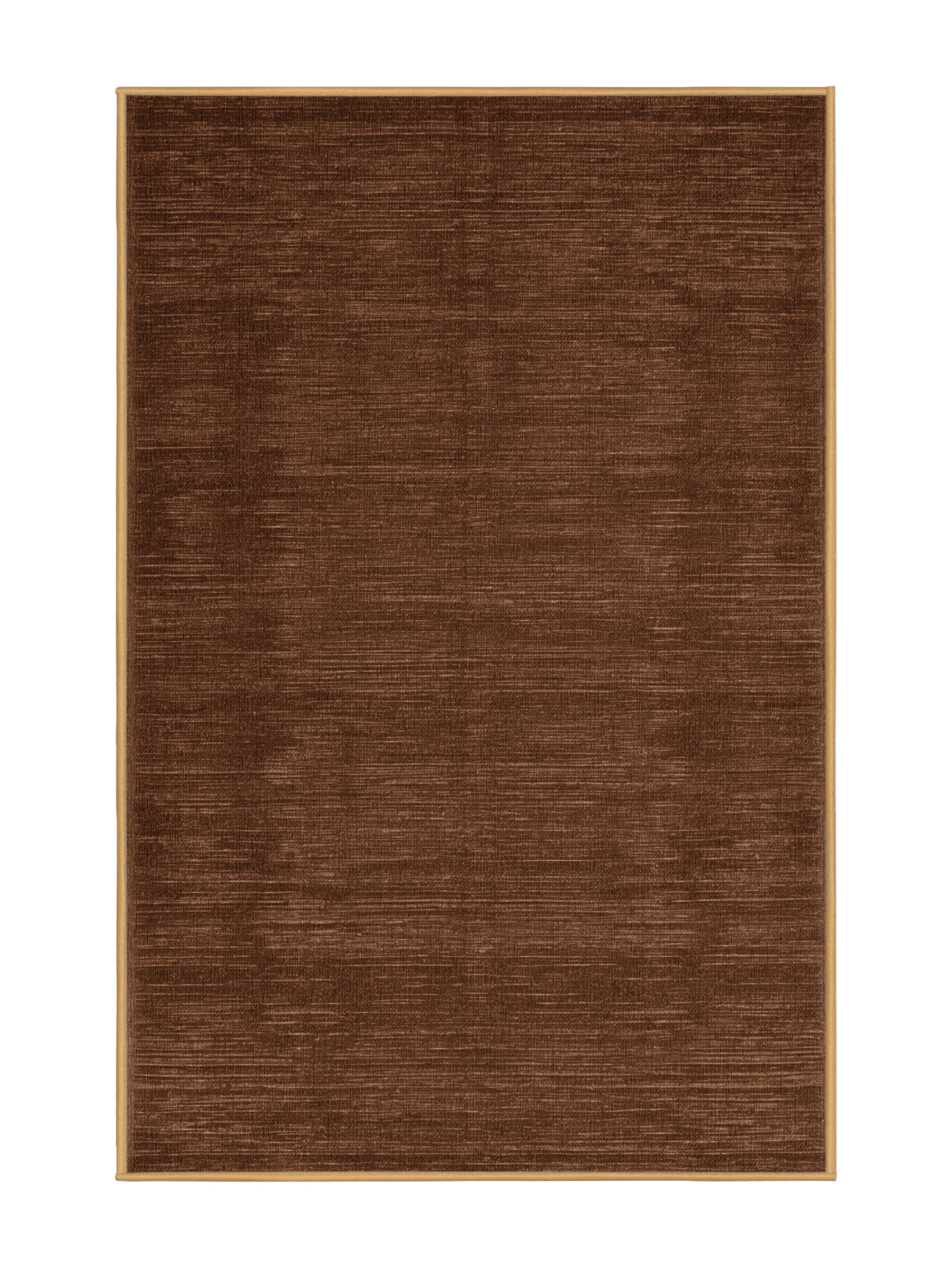 Hokku Designs Machine Washable Solid Brown Area Rug | Wayfair