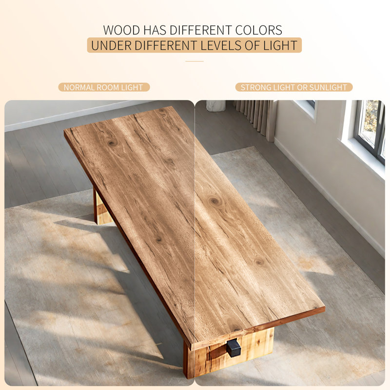 FineFurniture Rectangular solid wood executive desk | Wayfair