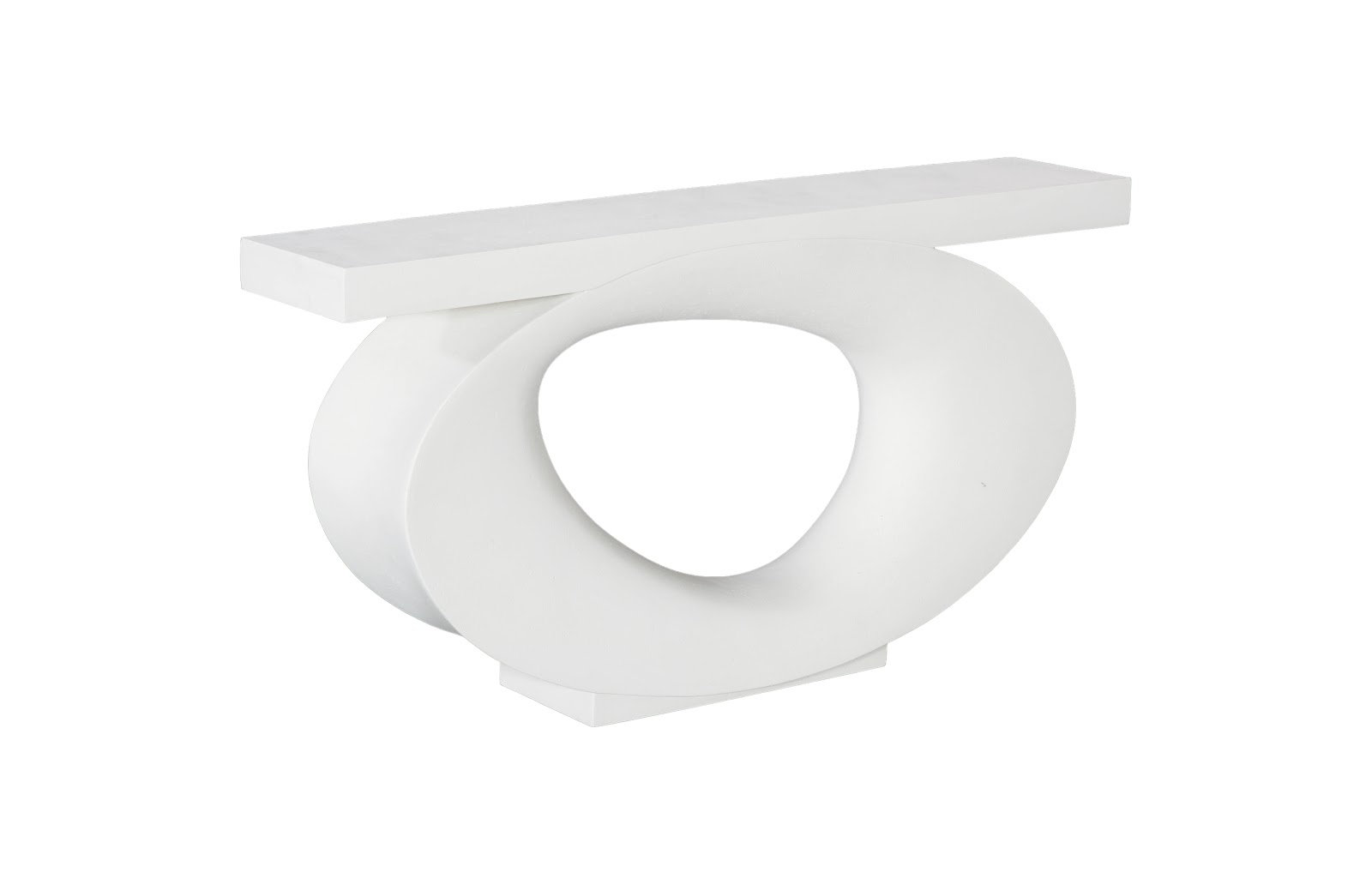 Phillips Collection Nimbus Console Table, Whitestone | Perigold