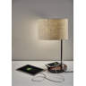 George Oliver Bourke 19.5" Black Table Lamp with USB & Reviews | Wayfair
