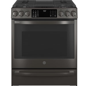 GE Profile Smart Appliances 30" 5.6 cu. ft. Smart Slide-In Gas with No ...