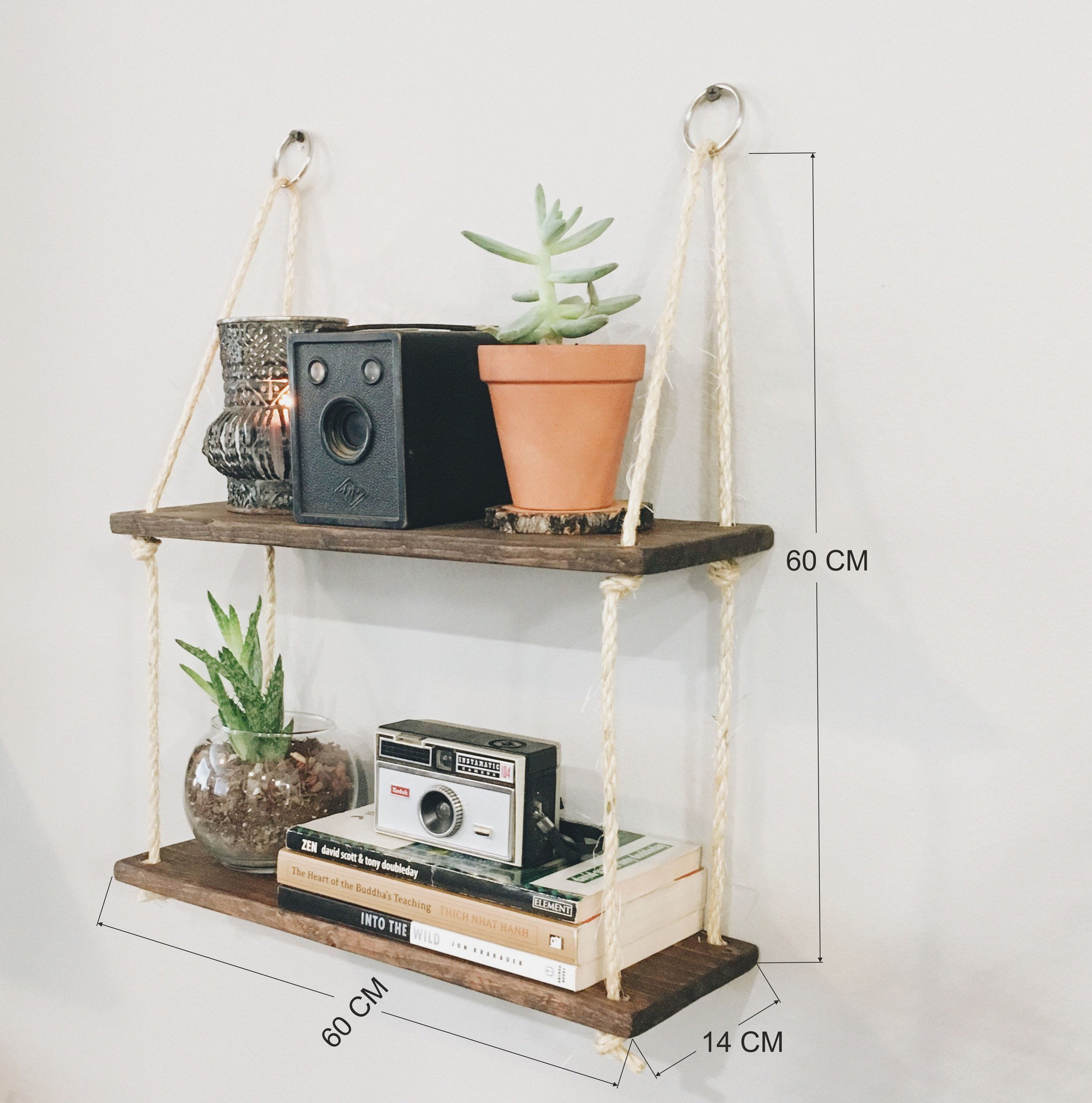 Rosalind Wheeler Caver 2 Piece Tiered Shelf | Wayfair