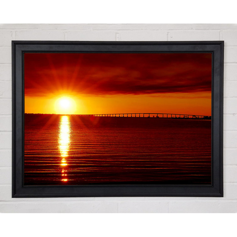 Highland Dunes Amazing Sun Rays Framed Print 9539 | Wayfair.co.uk