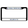 SignMission Proudly Served on USS ADRIA AF 30 Plate Frame | Wayfair