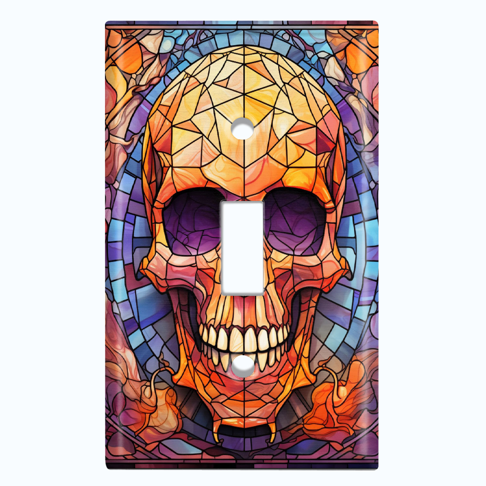 WorldAcc Halloween Colorful Skull Christmas Festive Tree Lights 1 ...