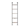 17 Stories 5-Tier Ladder Shelf, Tall Narrow Bookcase For Small Spaces ...