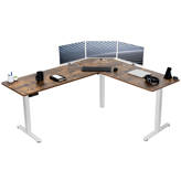 VIvo Electric 83" x 60" Stand Up Corner Desk & Reviews | Wayfair
