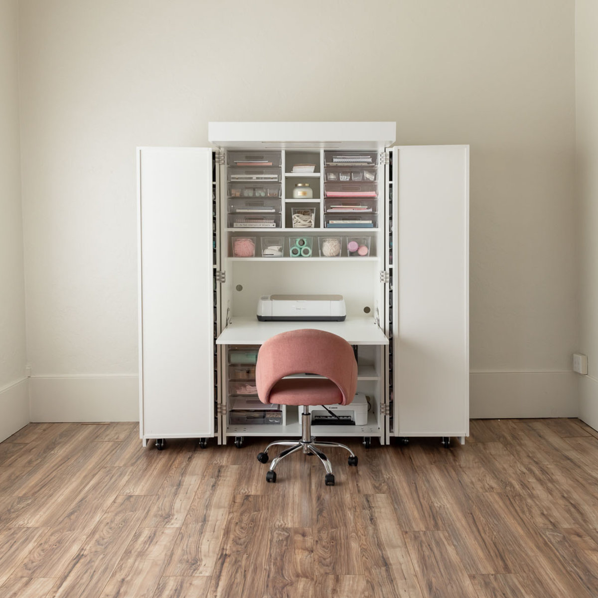 CREATE ROOM DreamBox Craft Cabinet- All-in-One Storage & Workspace ...