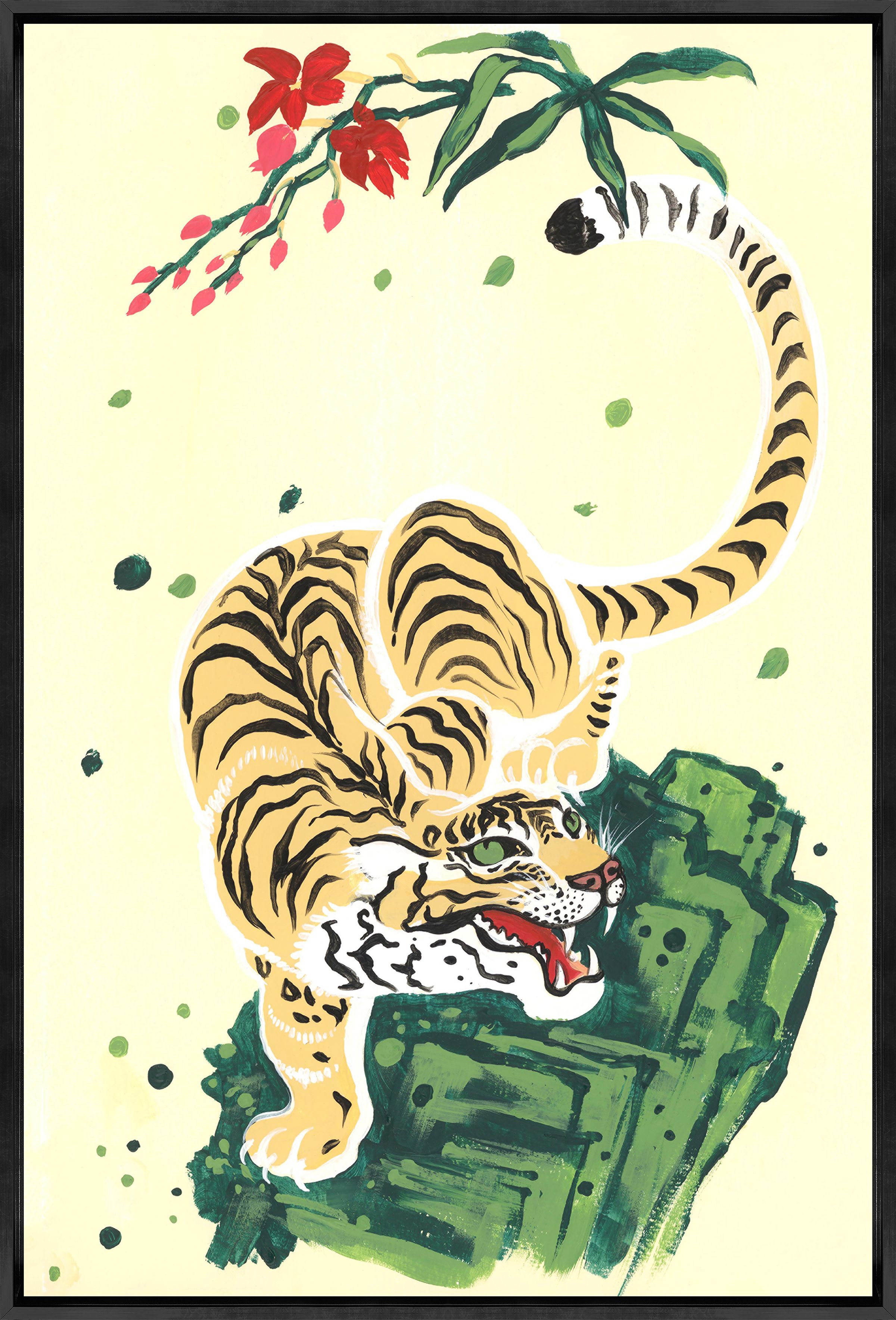 Chelsea Art Studio " Jade Tiger " by Sam Nash | Wayfair