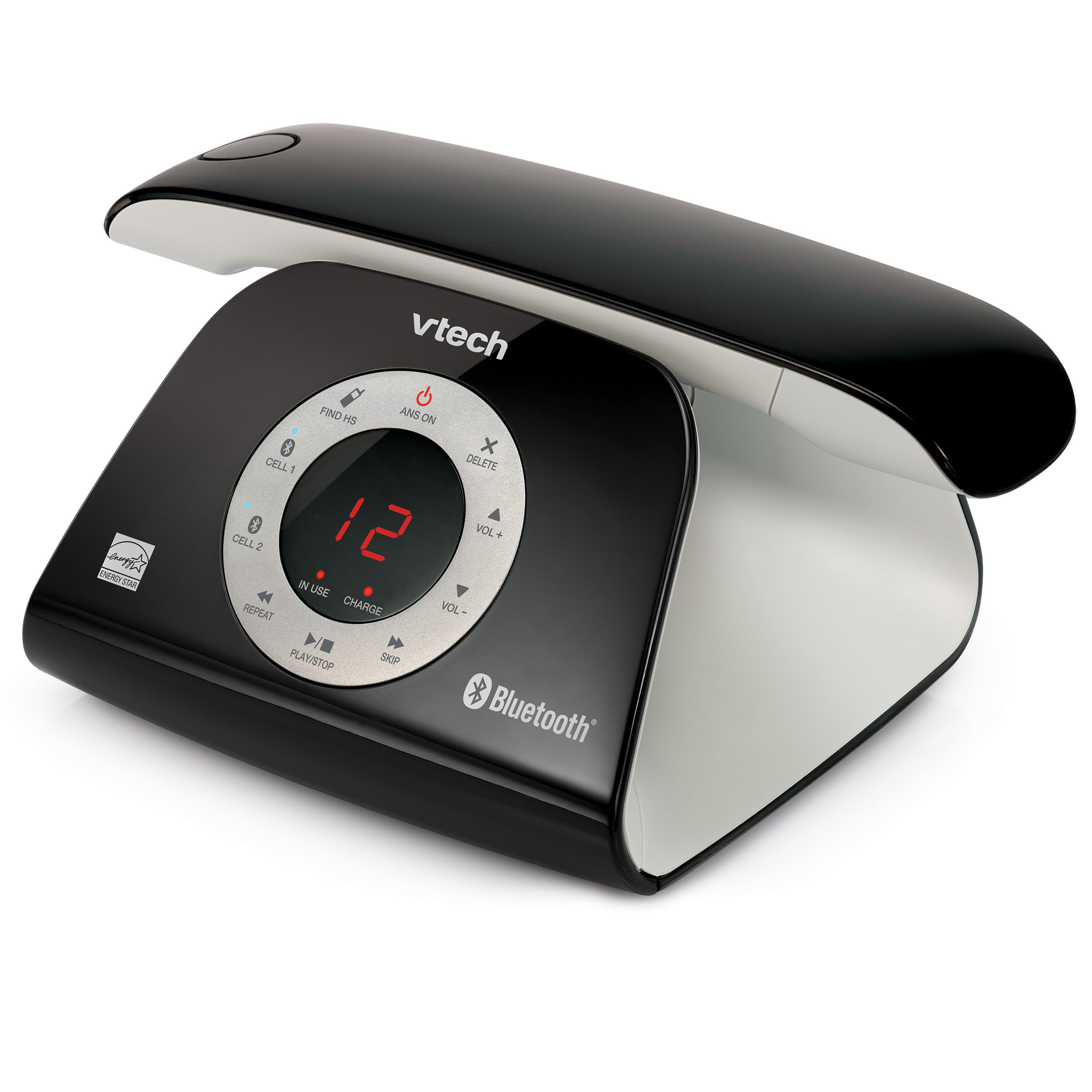 Fashion Finesse 6.0 Retro Design Cordless Phone With Answering System ...