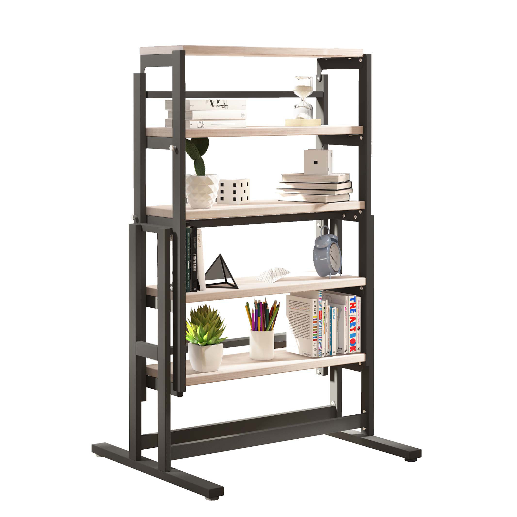 17 Stories Vintage White Solid Mahogany Wood Multifunction Convertible ...