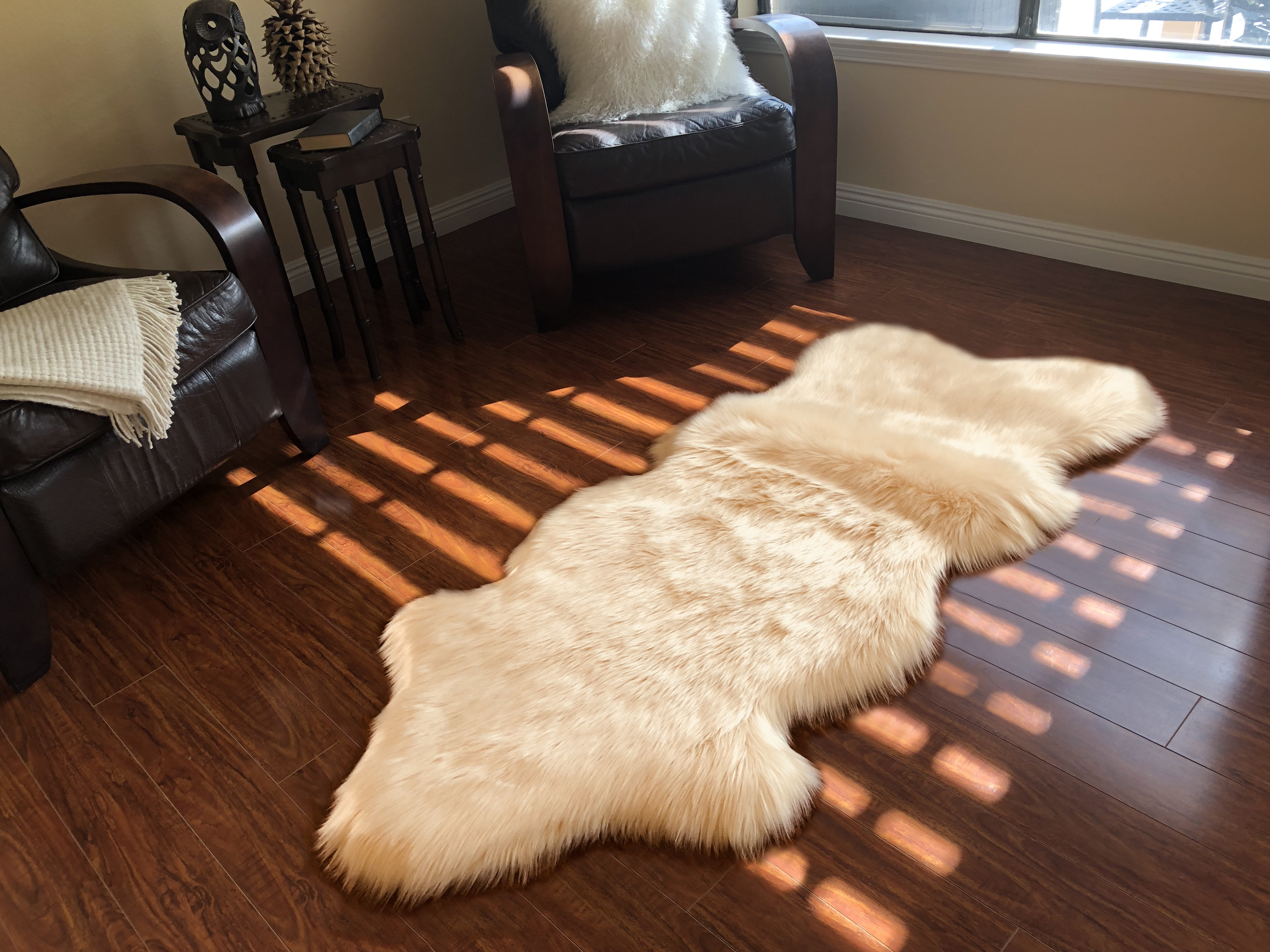 Union Rustic Wickstrom Luxurious Dark Cream Area Rug & Reviews | Wayfair
