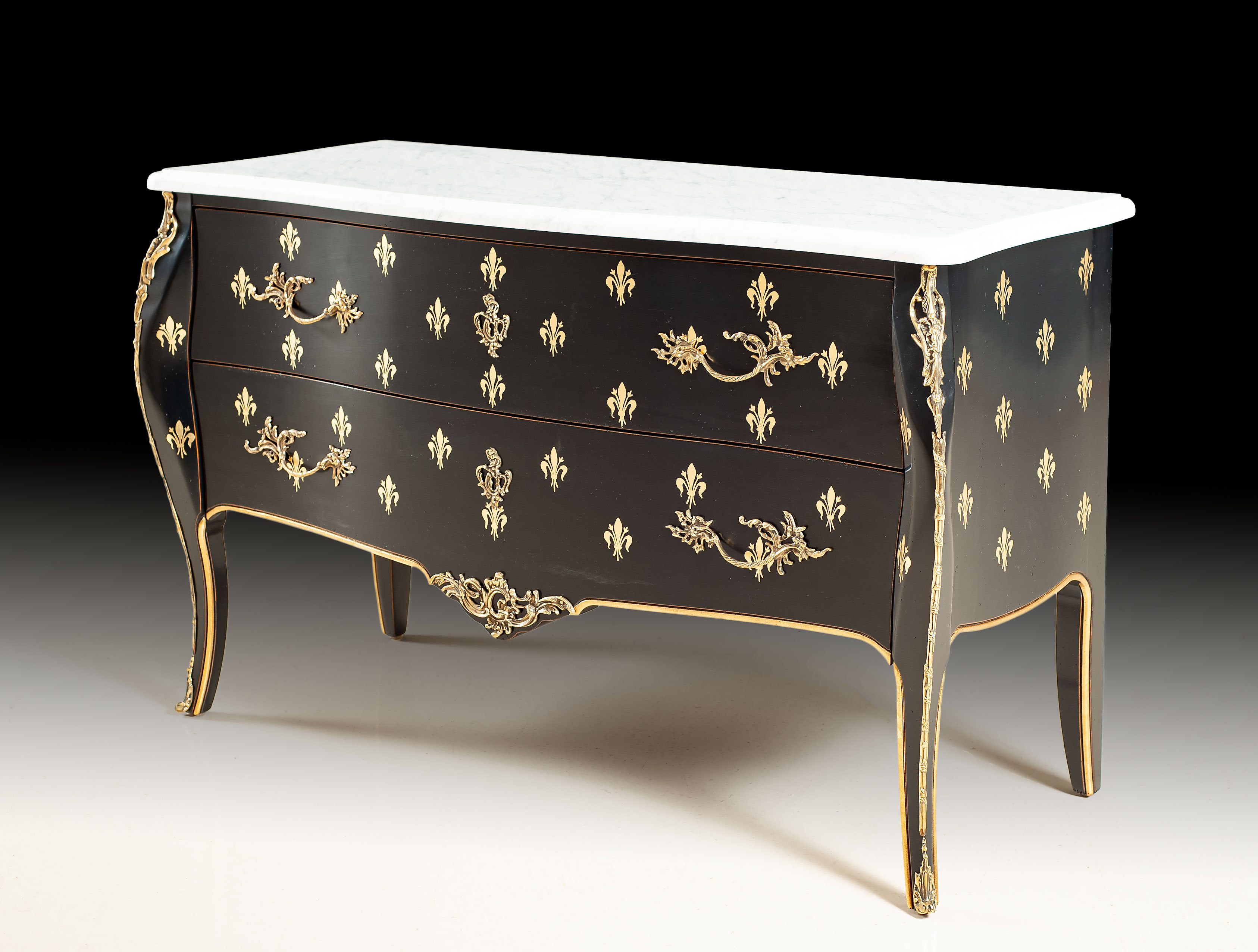 David Michael French Solid Wood 2 - Drawer Accent Chest | Wayfair