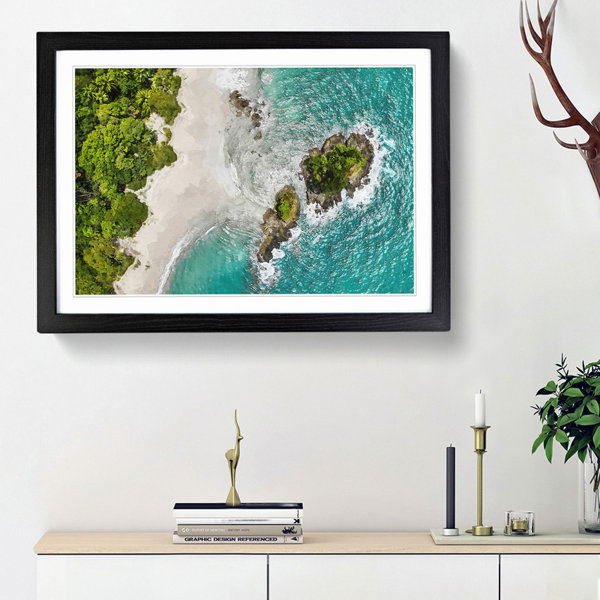 East Urban Home Escondido Beach in Costa Rica - Picture Frame Graphic ...