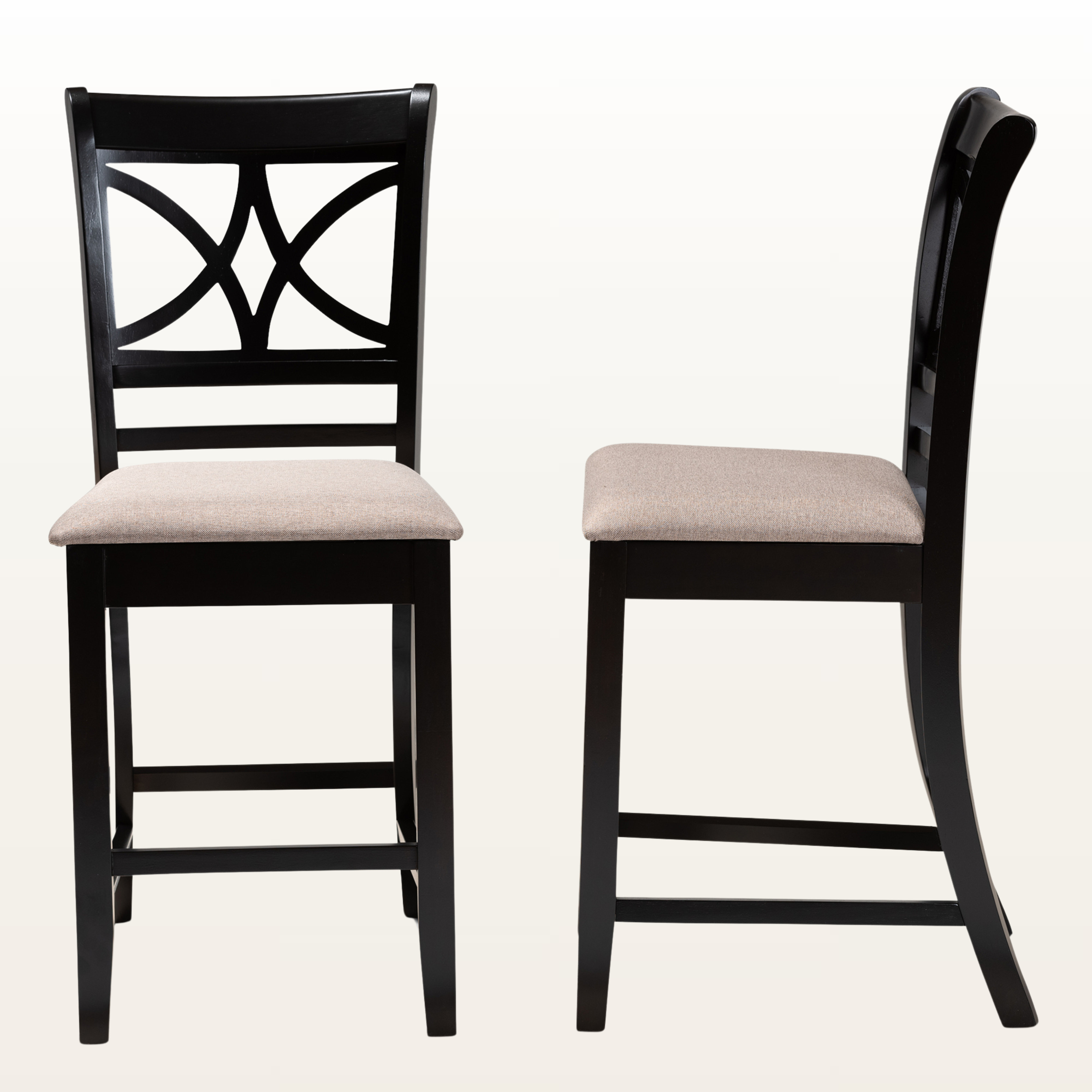 Lark Manor™ Illenna 2-Piece Counter Height Pub Chair Set with Sand ...
