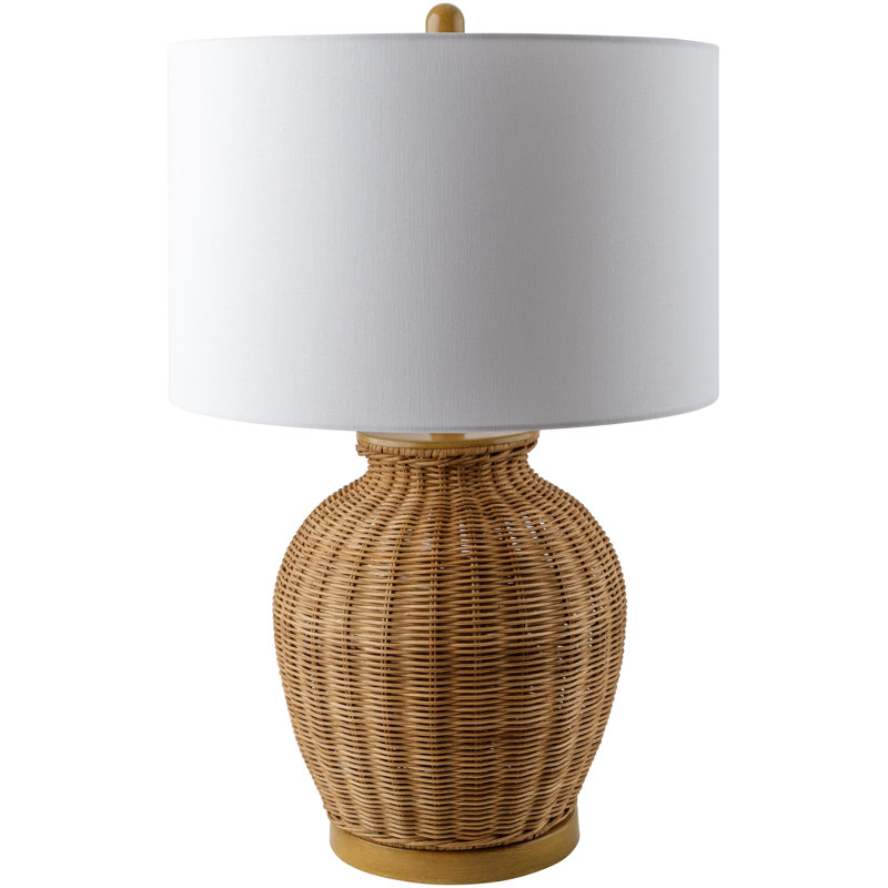 Beachcrest Home™ Bocanegra Rattan Table Lamp & Reviews | Wayfair
