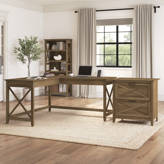 Ebern Designs Second Avenue Writing Desk Office Set & Reviews | Wayfair