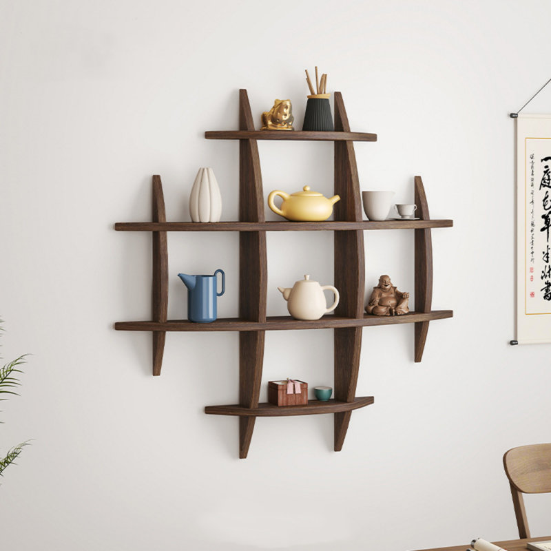 Millwood Pines Wall Mounted Teapot Display Stand | Wayfair