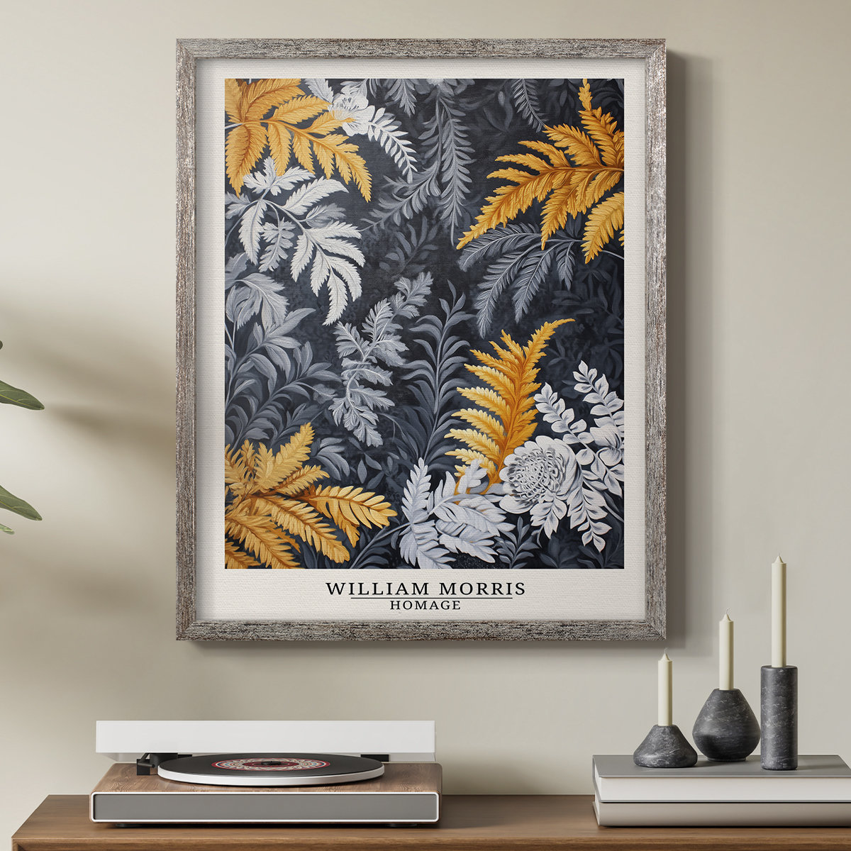 Winston Porter WM MORRIS Series DCCLXXXI Framed Print - Solid Wood ...