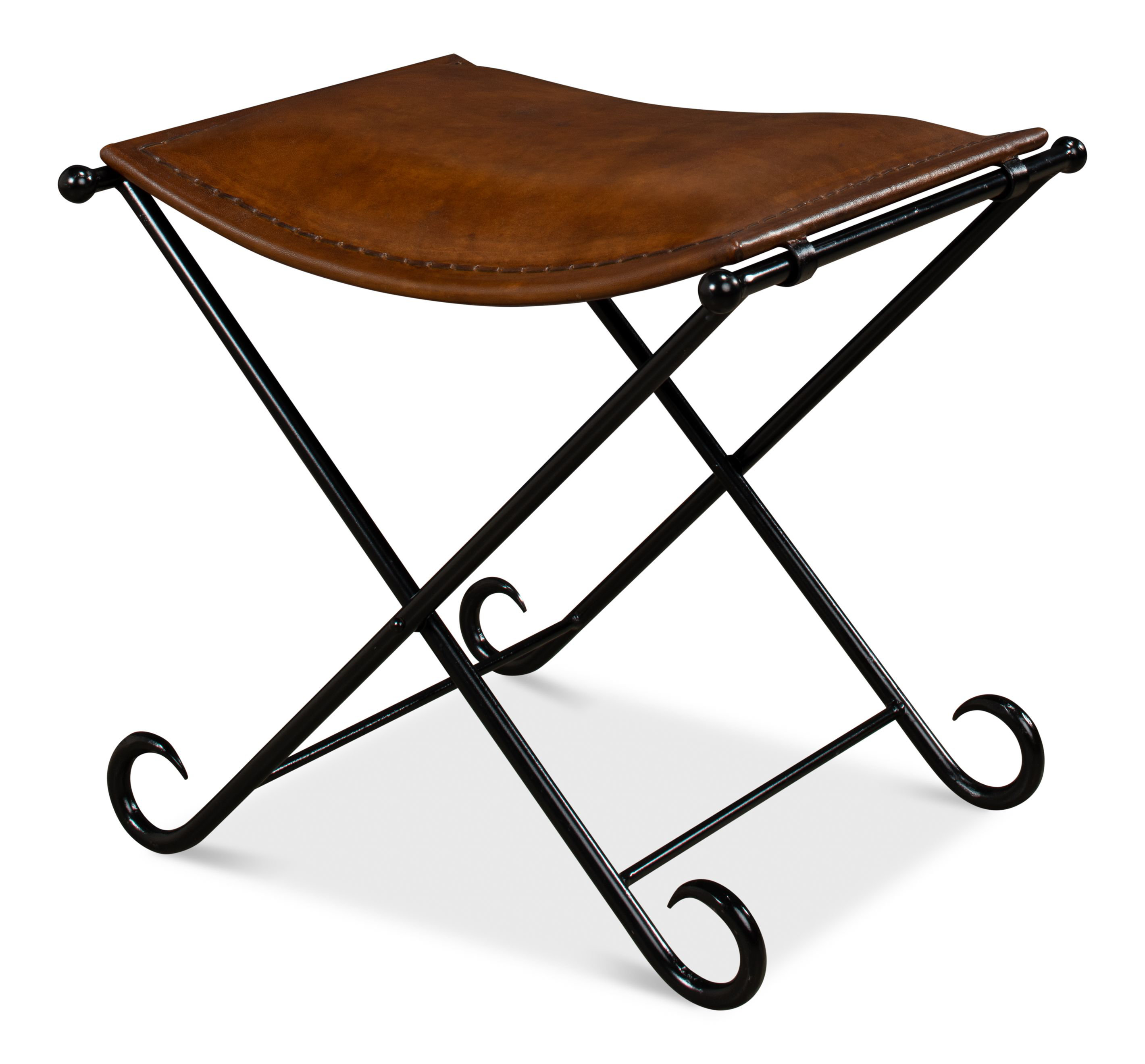 Fleur De Lis Living Harker Metal Accent Stool & Reviews | Wayfair