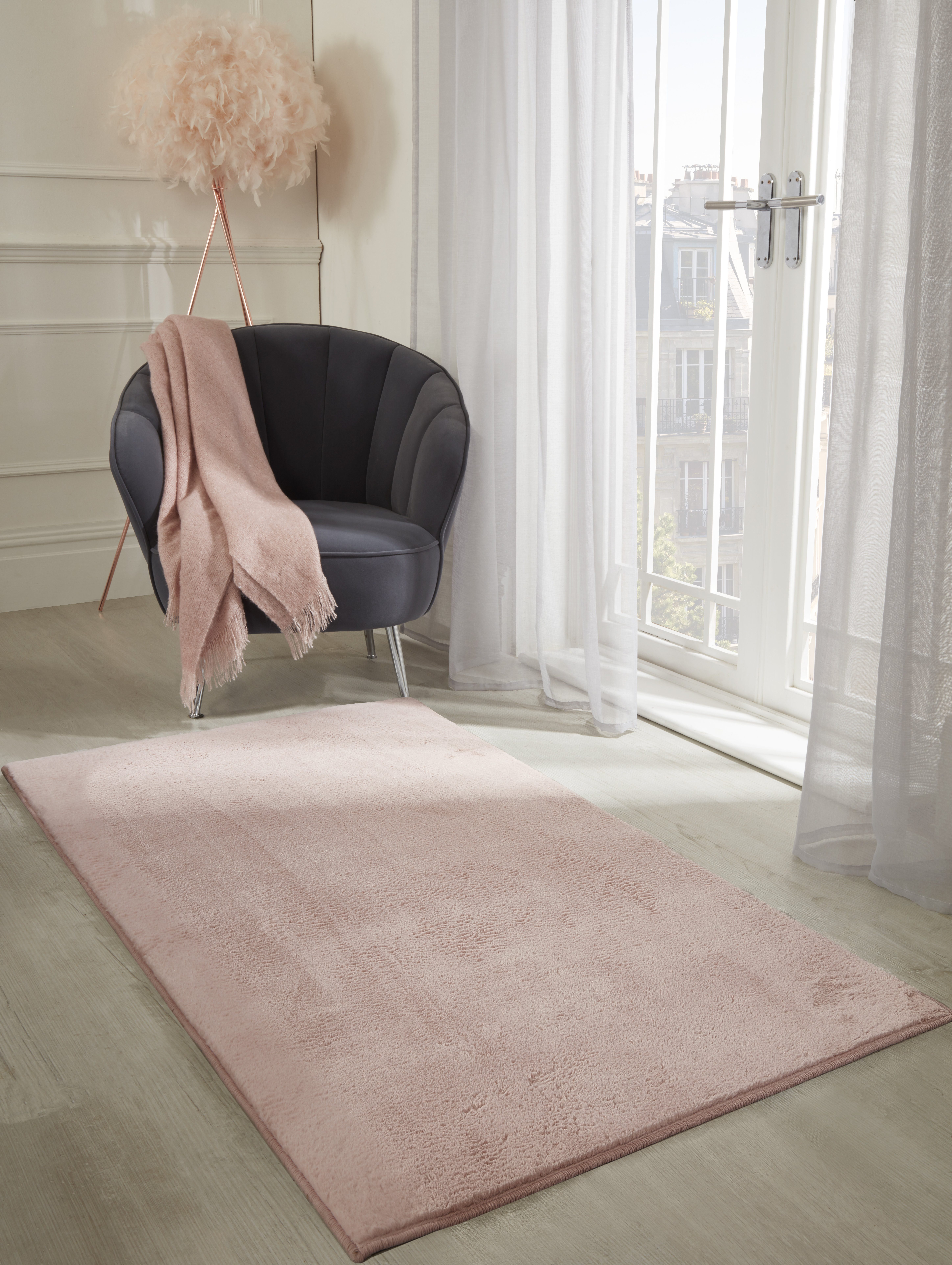 17 Stories Bridy Tufted Blush Rug & Reviews | Wayfair.ie
