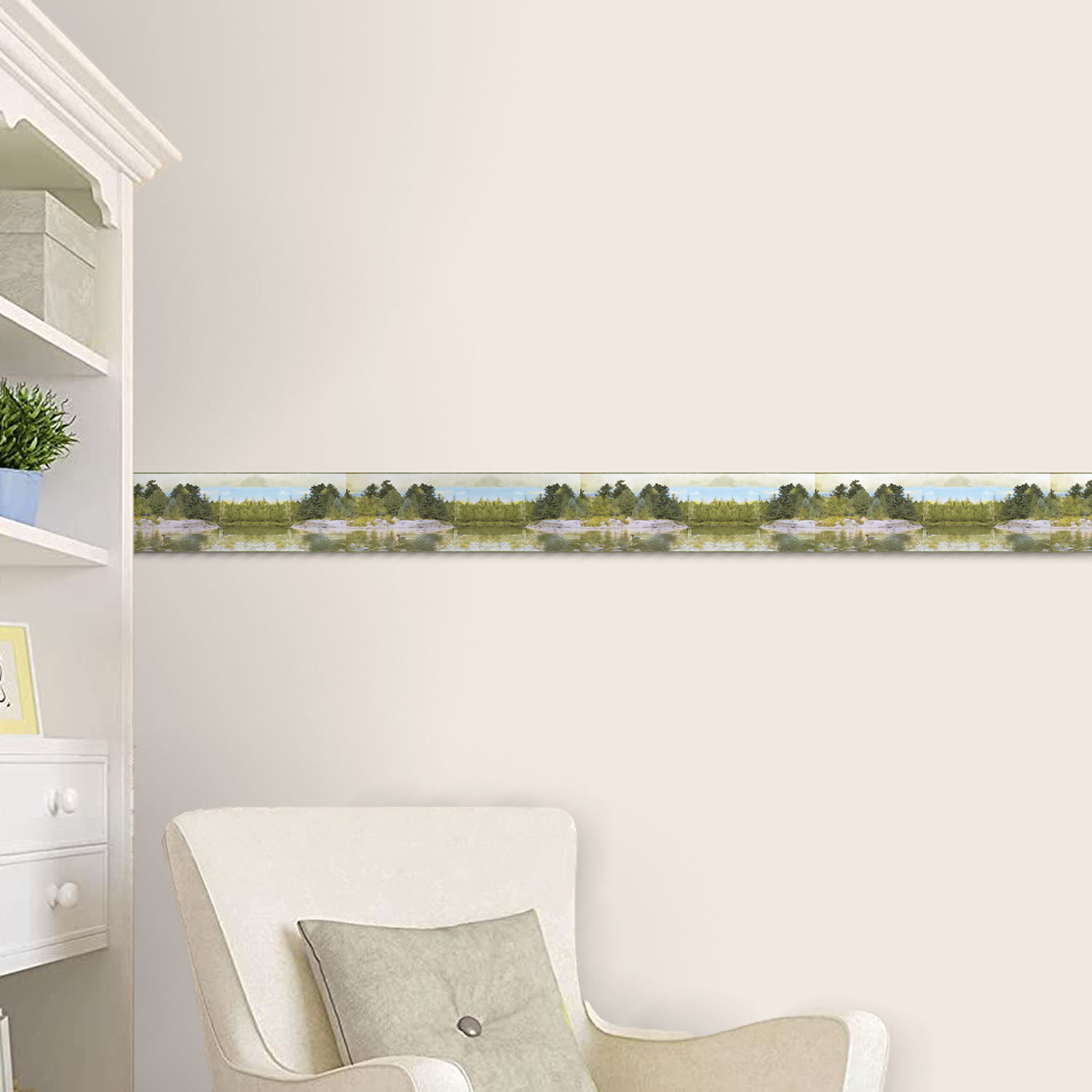 Millwood Pines Kalun 15' L x 7" W Wallpaper Border | Wayfair