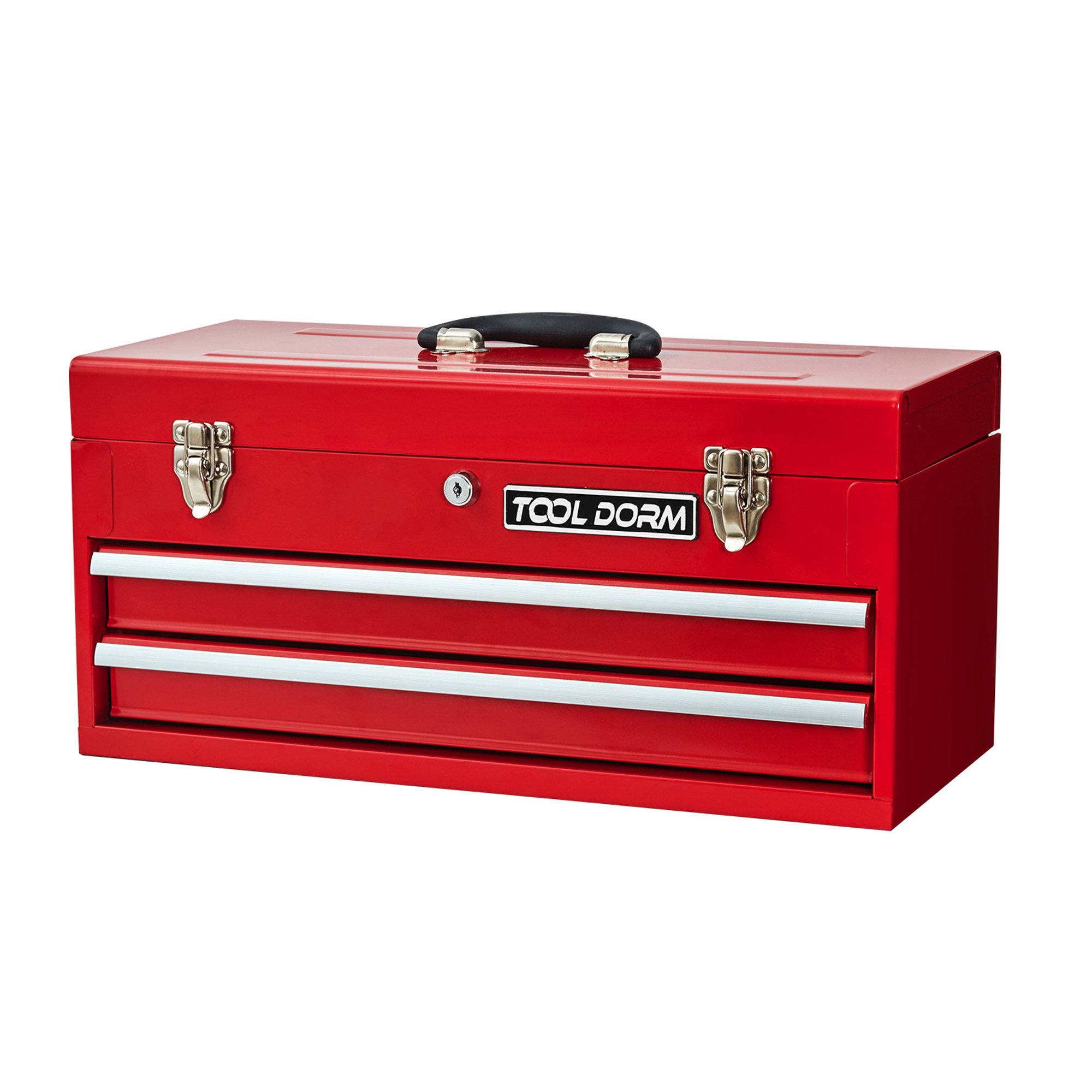 17 Stories 20.3-Inch Metal Toolbox With Drawers Portable Steel Metal ...