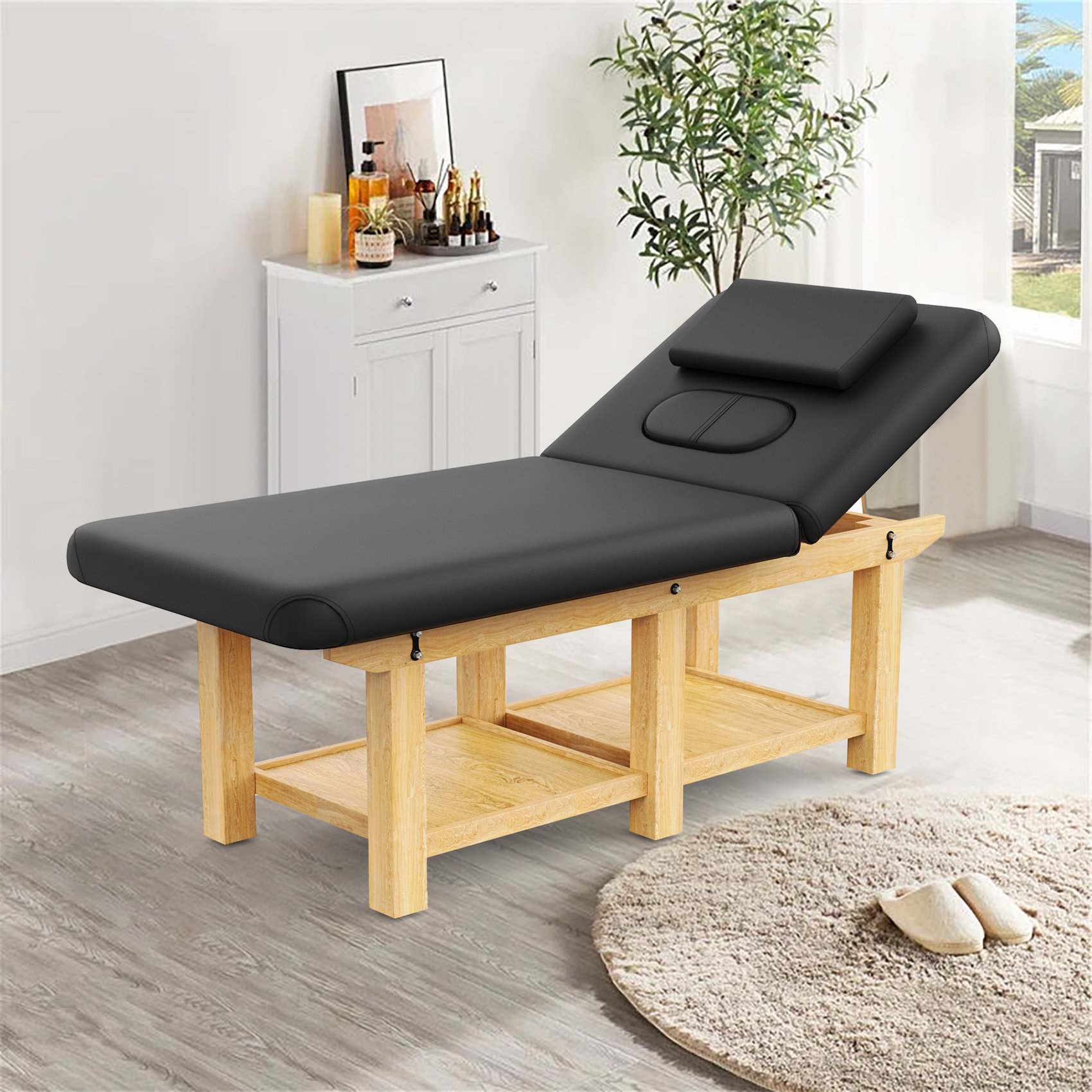 Latitude Run® Dayion 75" Professional Massage Table Beauty Lash Facial ...
