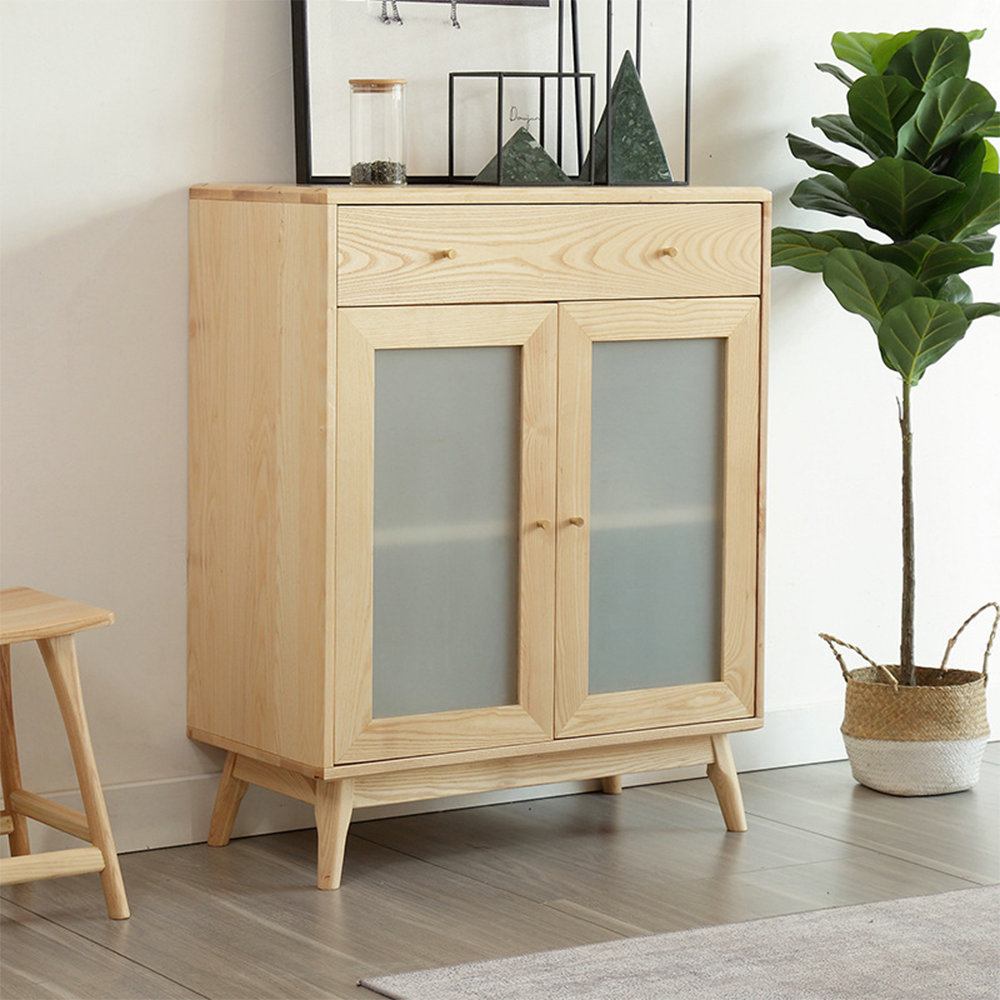 Bkoksety Japanese Style Modern Minimalist Display Case | Wayfair