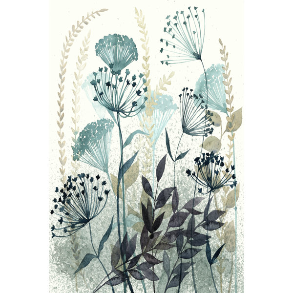 Rosalind Wheeler Allayed Floral I by Grace Popp - Wrapped Canvas ...