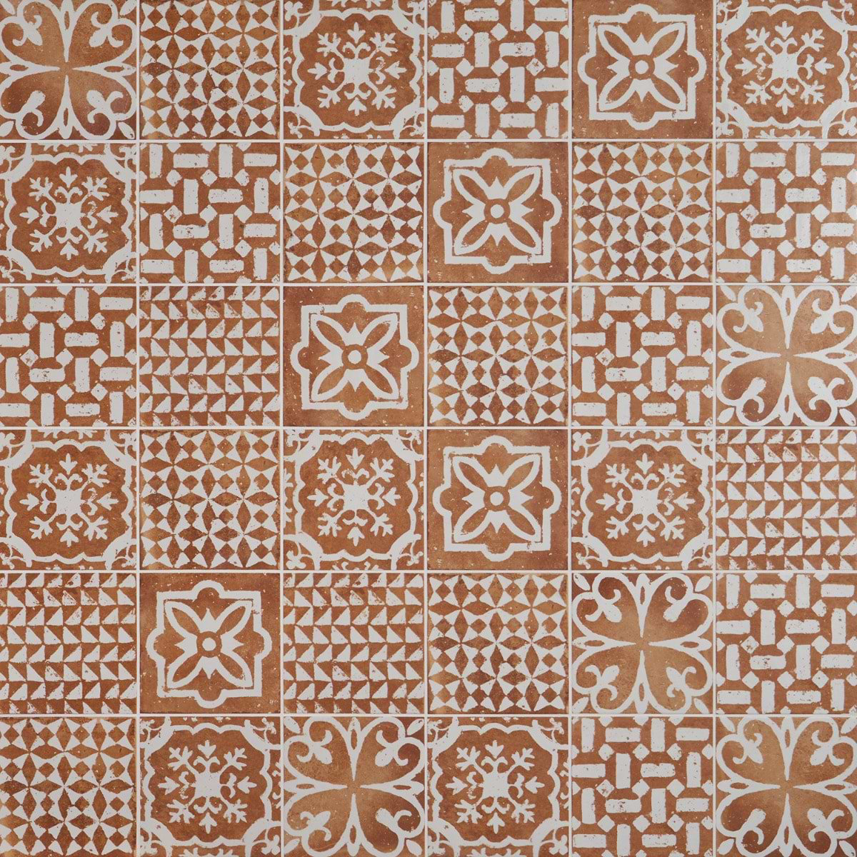 TileBar Angela Harris Mediterra Kasma Terracotta Decor 8X8 Matte ...
