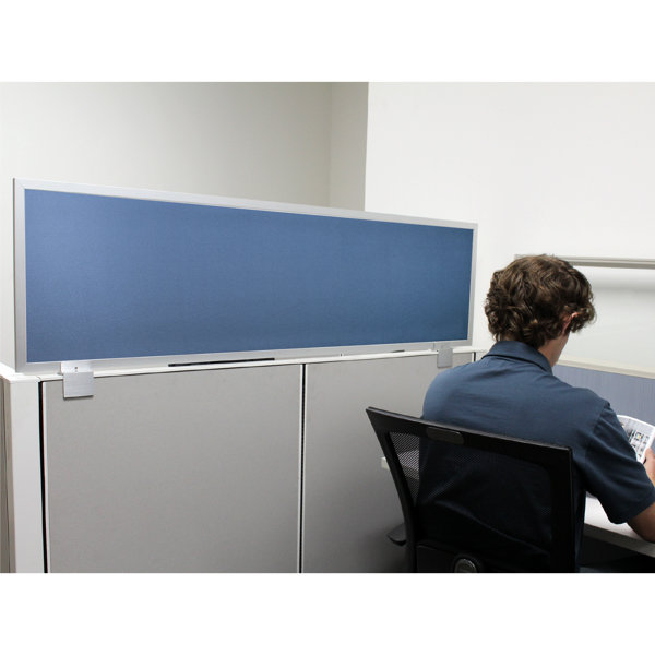 OBEX Acoustical Cubicle Mounted Privacy Panel with Large Bracket | Wayfair