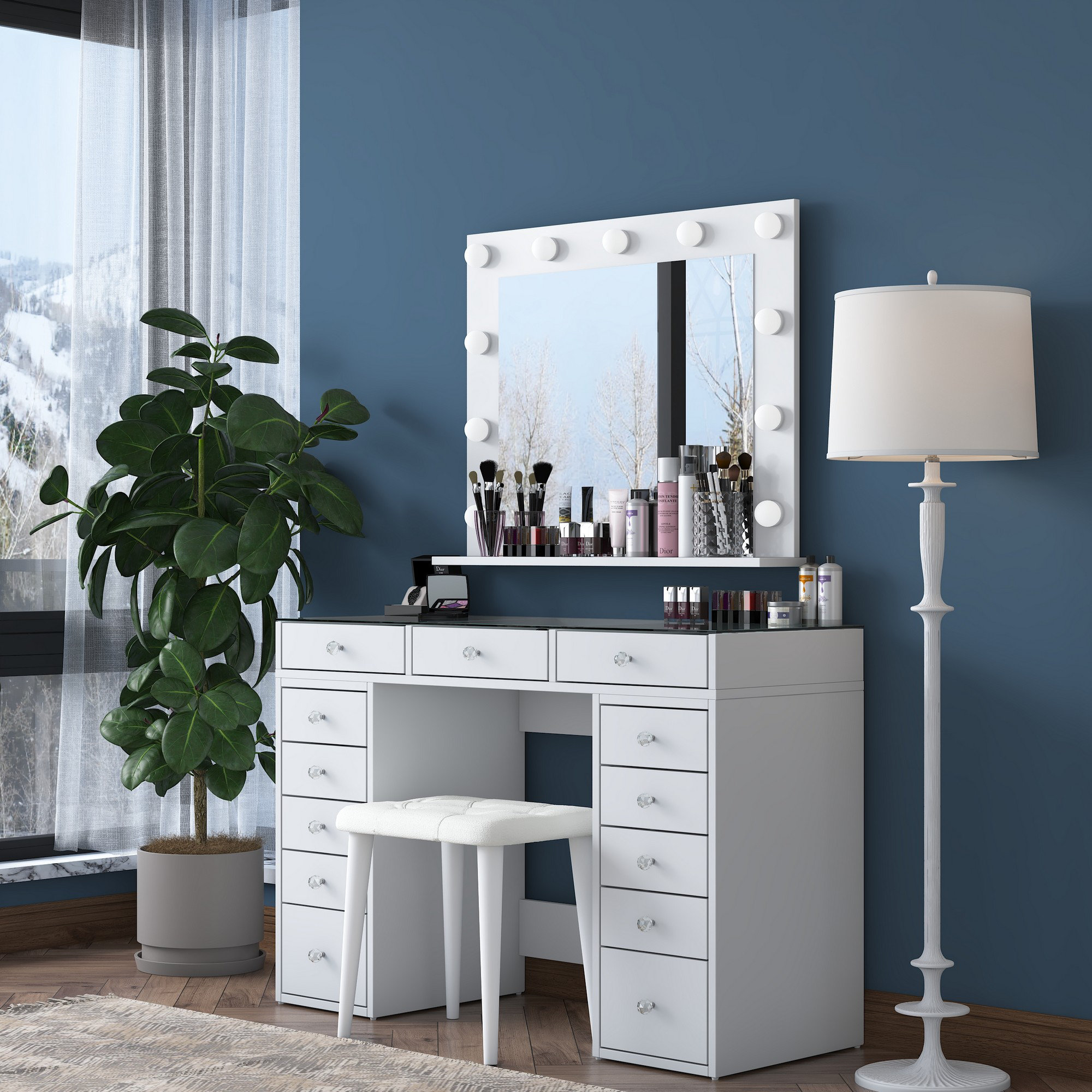 Latitude Run® Make-Up Table | Wayfair
