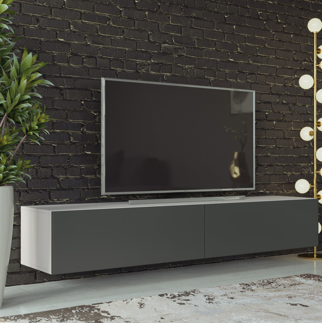 Latitude Run® Inis Floating TV Stand for TVs up to 75" & Reviews | Wayfair