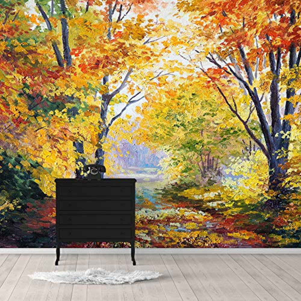 IDEA4WALL Beautiful Natural Forest Landscape Wall Mural | Wayfair