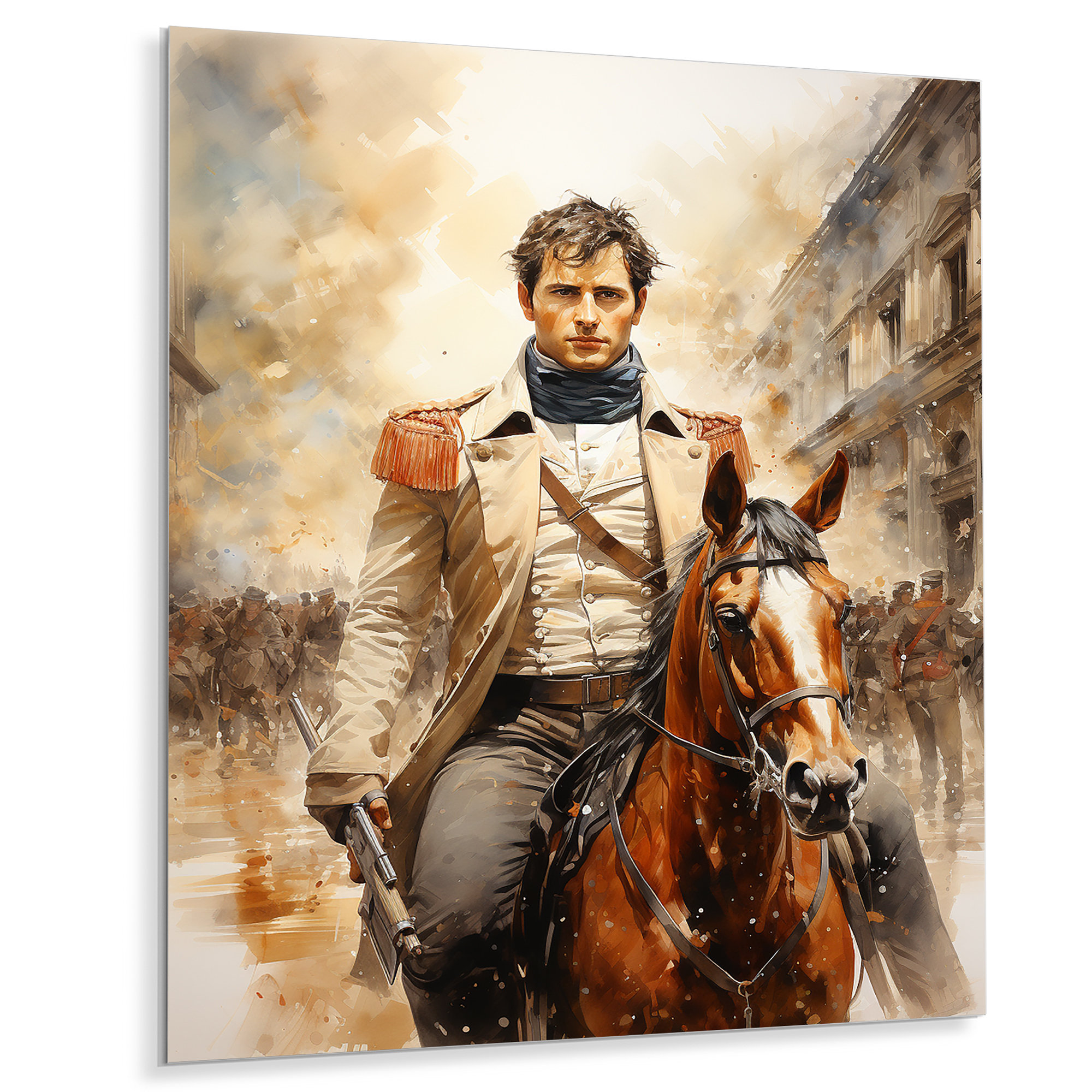 Red Barrel Studio® Emperor Napoleon Bonaparte Portrait - Emperor Metal ...