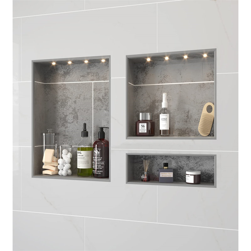 Latitude Run® Elye Acrylonitrile Butadiene Styrene Wall Bathroom ...