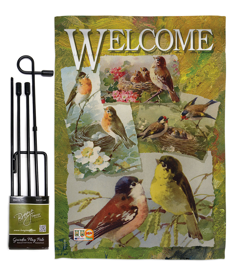 Breeze Decor Bird Collage Garden Friends Birds Impressions Decorative 2 ...