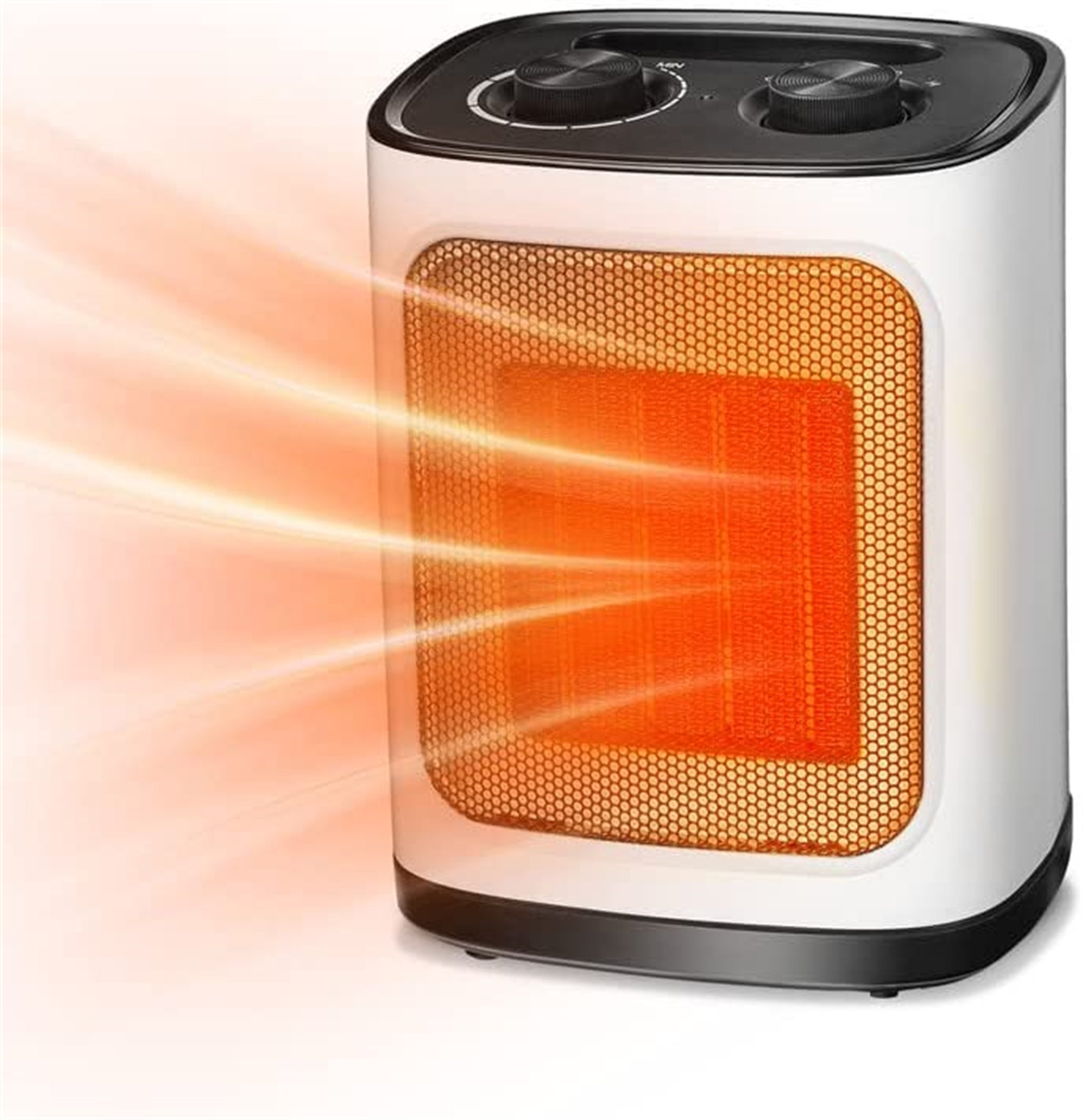 R.W.FLAME Portable Space Heater 1500 Watts Electric Convection Compact ...