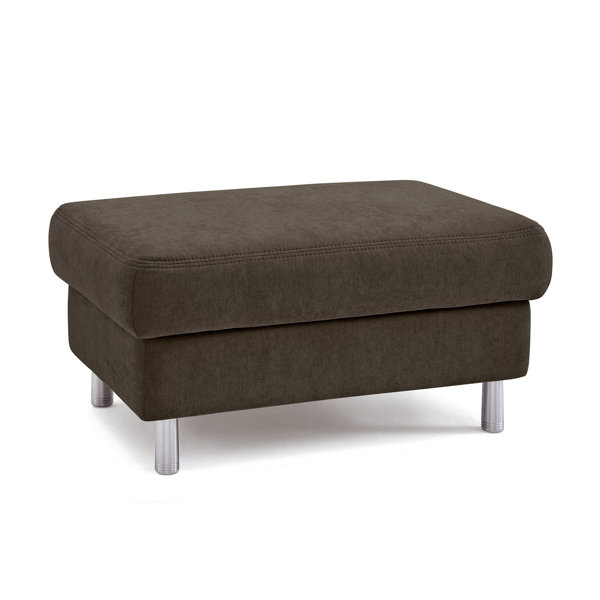Calizza Interiors 97 cm breiter rechteckiger Stauraum-Fußhocker ...
